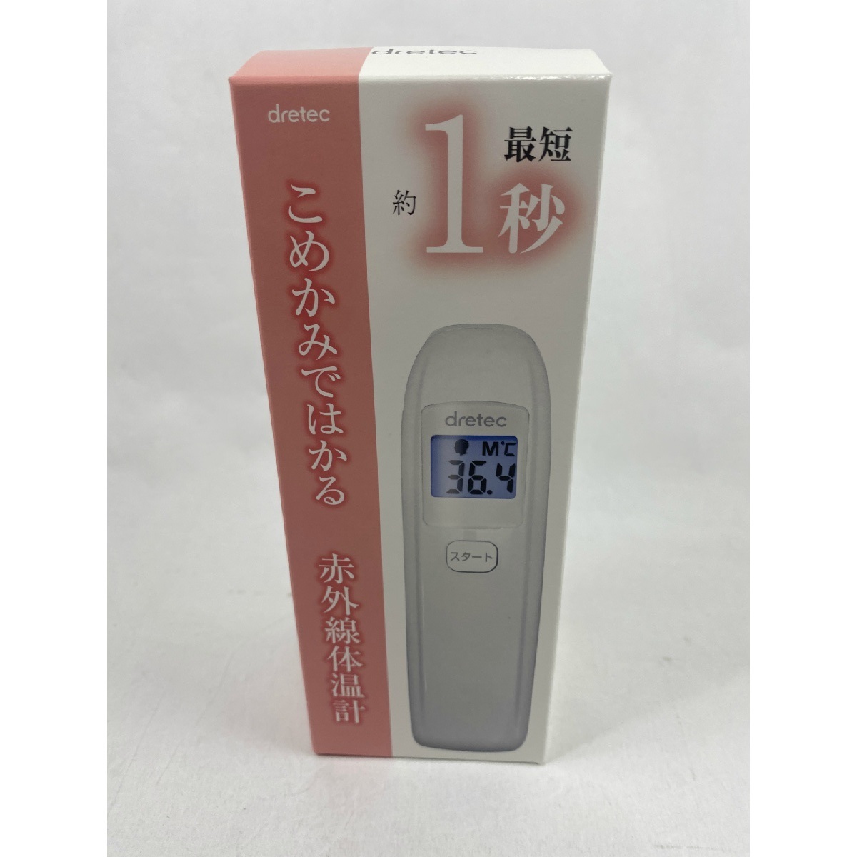 送料\300 dretec ドリテック 非接触赤外線体温計 ホワイト TO-401NWT 最短約1秒こめかみ はかる赤外線体温計(一般)｜売買されたオークション情報、yahooの商品情報を ...