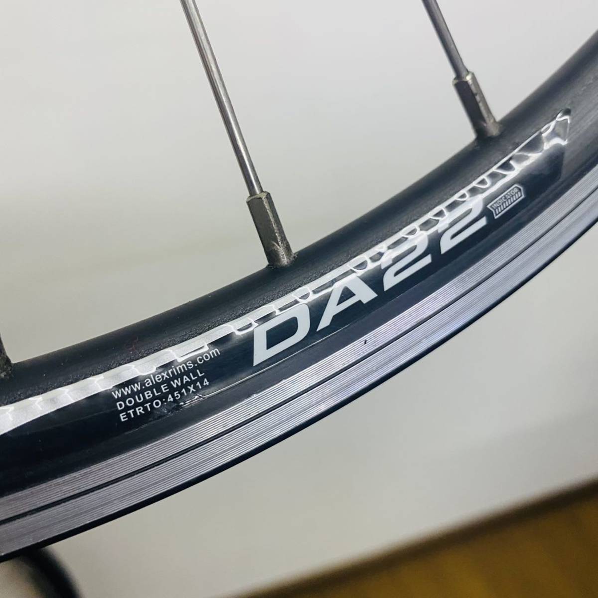 ALEXRIMS アレックスリム DA22 451 ミニベロ ホイール 現状品(ホイール（完組、手組）)｜売買されたオークション情報 ...