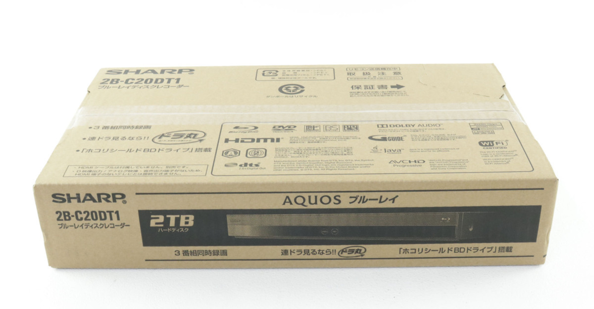 SHARP AQUOS 2B-C20DT1 2TB シャープ アクオス 3番組同時録画 ブルーレイレコーダー ”(シャープ)｜売買されたオークション情報、yahooの商品情報をアーカイブ公開 ...