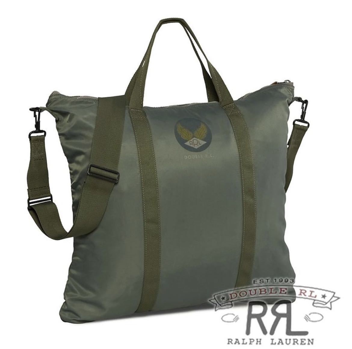 RRL／ダブルアールエル : Packable Flyers Helmet Bag 軽量ナイロン／エアフォース／コンパクト収納／ヘルメット ...