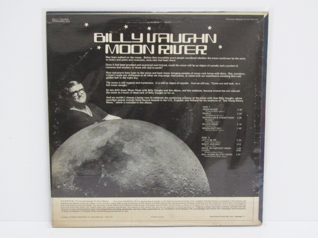 BILLY VAUGHN MOON RIVER ビリー ヴォーン ムーン リバー US盤 SPC-3213-A JAZZ LP ジャズ レコード(ジャズ一般)｜売買されたオークション情報 ...