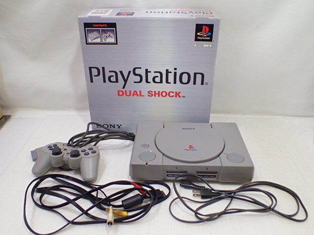 m353 / PlayStation プレイステーション PS1 プレステ1 SCPH-7500 本体 SONY ソニー 箱付き 通電確認済 ...