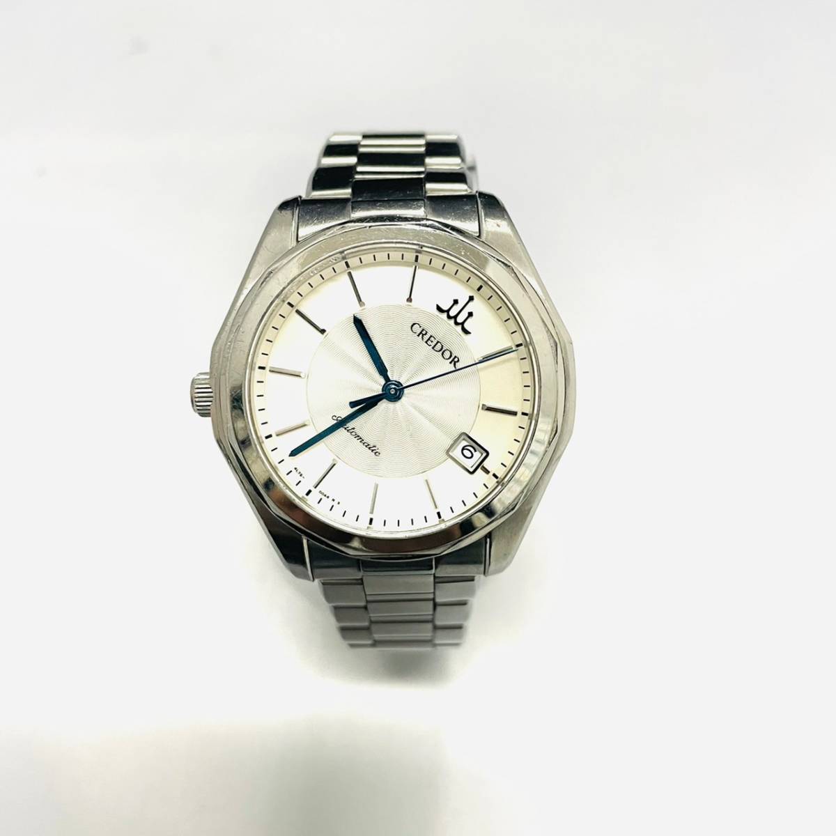 セイコー クレドール 腕時計 4L75-00A0 デイト シルバー金具 自動巻き メンズ 純正ベルト 稼働 #12640(セイコー)｜売買され ...