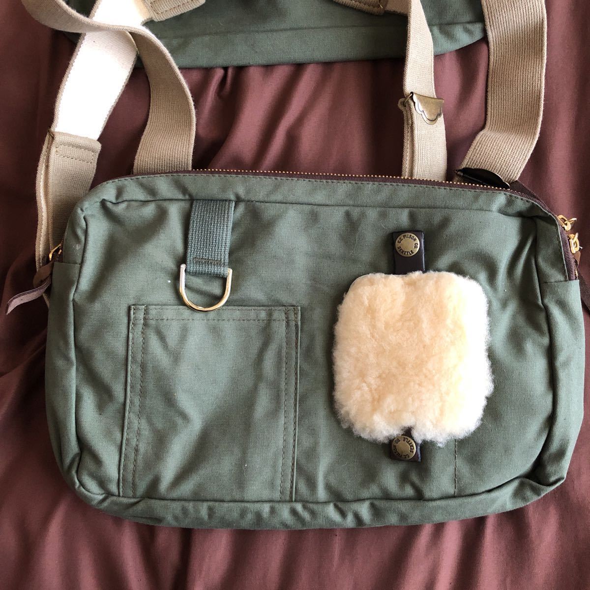 k FILSON 130SH フィルソン チェストパック TALON フィッシングベスト ジャケット バッグ ポーチ カーキ グリーン USA ...