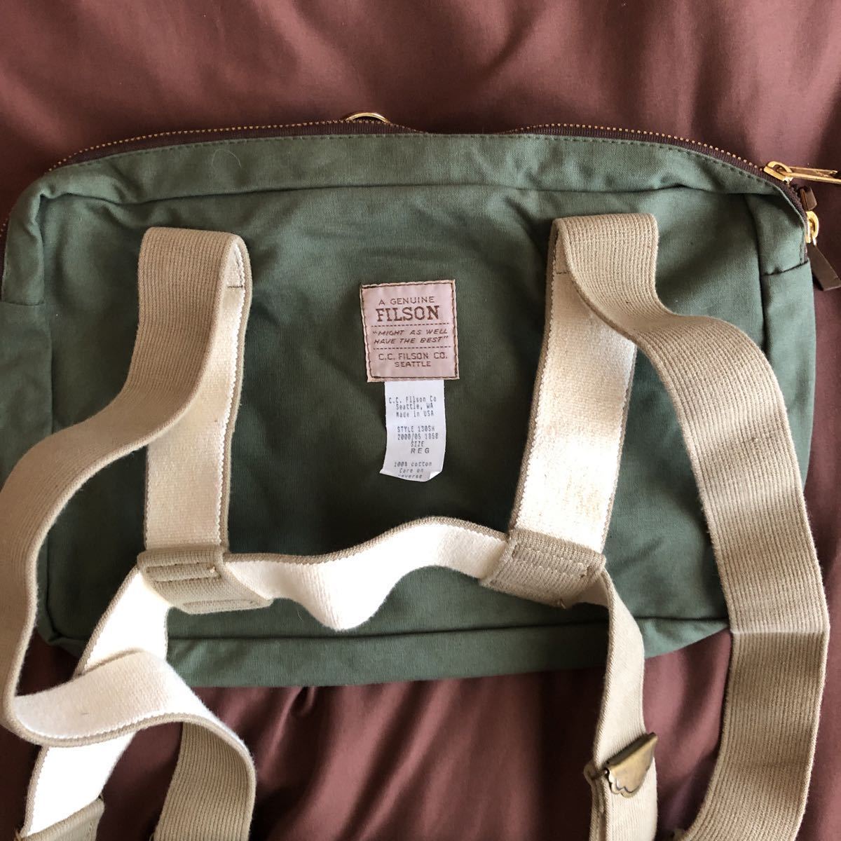 k FILSON 130SH フィルソン チェストパック TALON フィッシングベスト ジャケット バッグ ポーチ カーキ グリーン USA ...