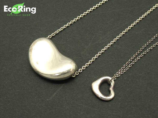 1円 ティファニー ビーン オープンハート シルバー ネックレス セット BH822(ビーン)｜売買されたオークション情報、yahooの商品 ...