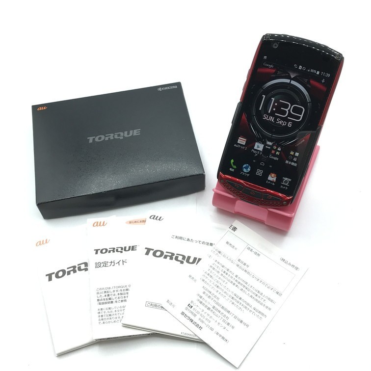1264934 au TORQUE G01 KYY24 レッド 16GB 通電確認済み 説明書 箱付き(京セラ)｜売買されたオークション情報、yahooの商品情報をアーカイブ公開 ...
