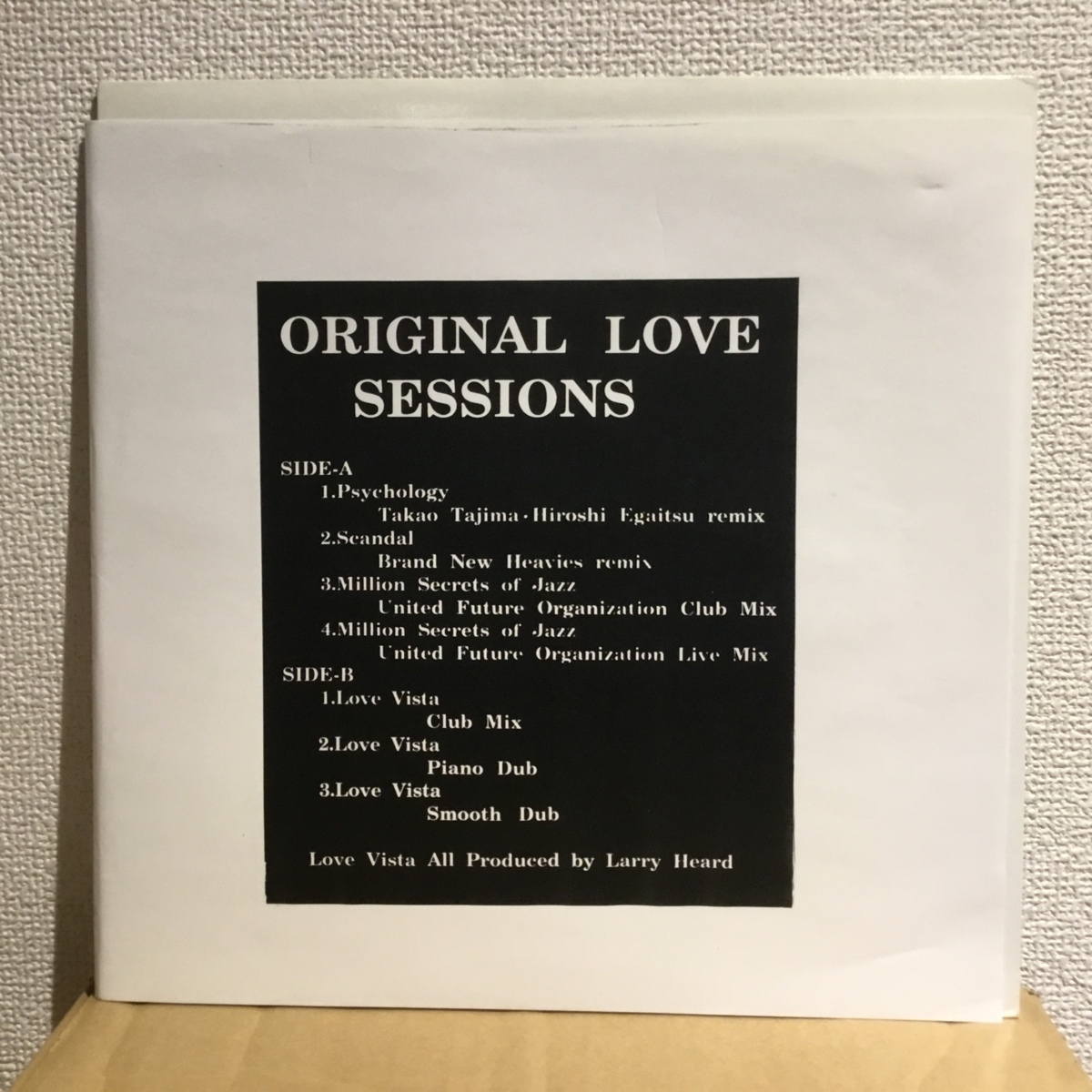 ORIGINAL LOVE SESSIONS オリジナル ラブ LP 田島貴男 LARRY HEARD(あ行)｜売買されたオークション情報 ...