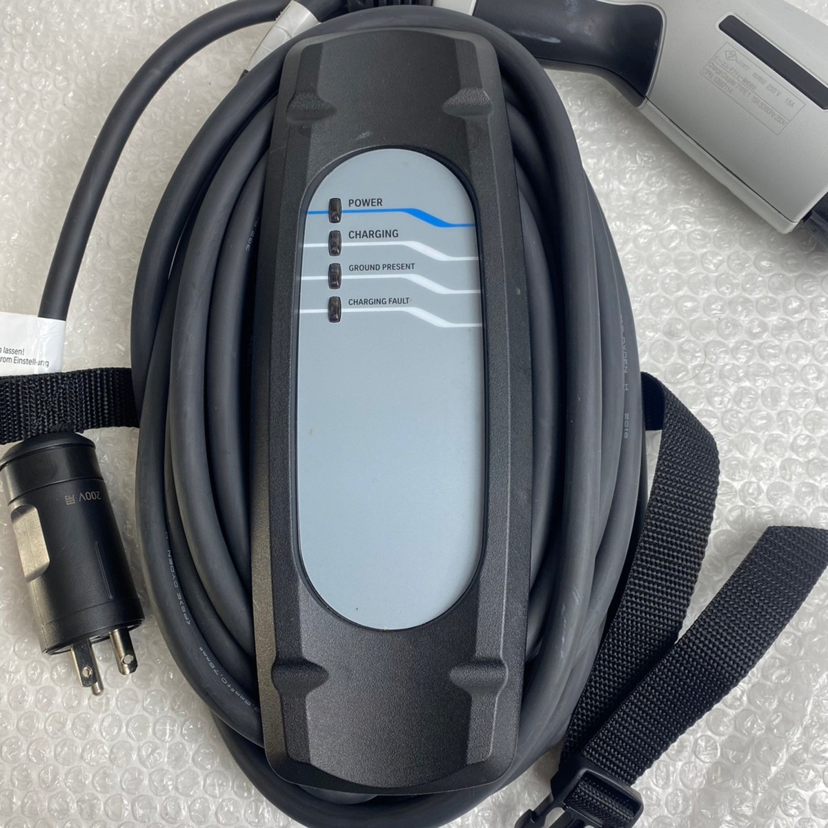 BMW 純正 EV充電ケーブル モード2ケーブル 約6m 8648050-03 200V 15A 50/60Hz 2016年 防雨型 本体 ケース バッテリー 充電 車用品 23(BMW用 ...