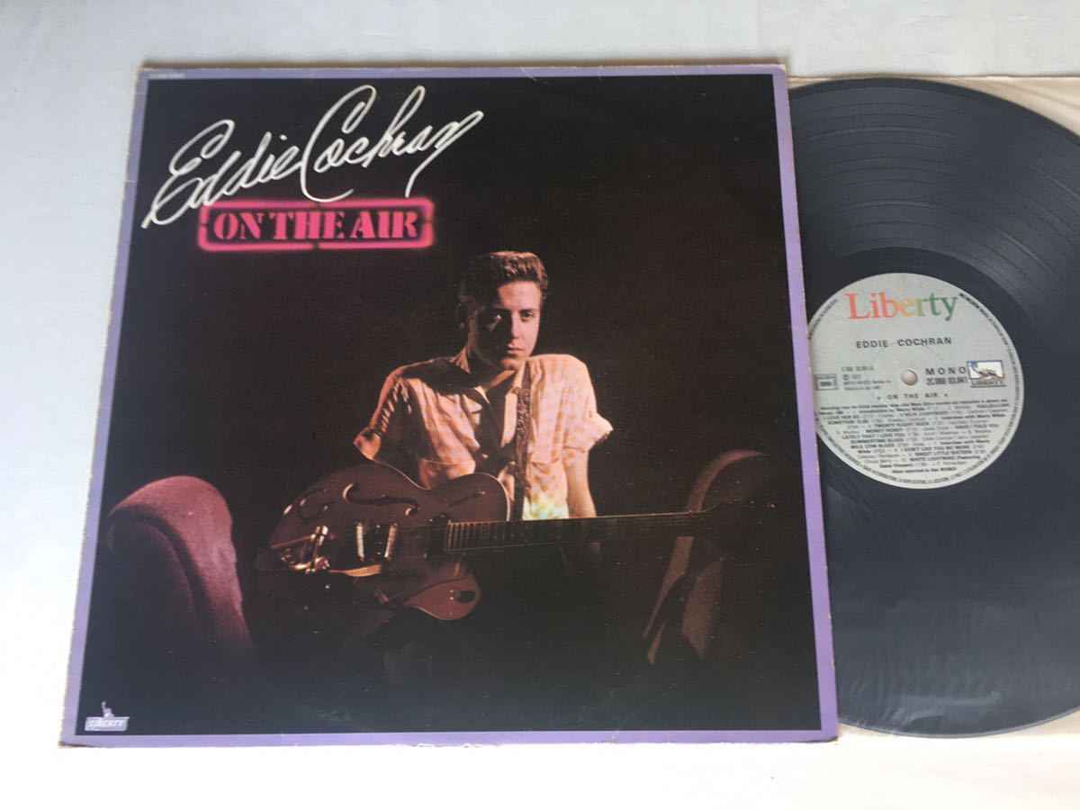 81年フランスMONO盤LP Eddie Cochran / On The Air LP LIBERTY RECORDS FRANCE ...