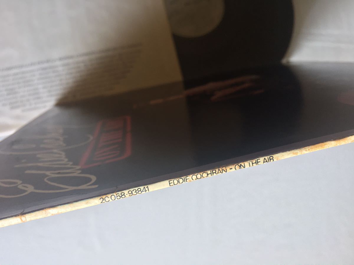 81年フランスMONO盤LP Eddie Cochran / On The Air LP LIBERTY RECORDS FRANCE 2C068-93841 72年LIVEアルバムリイシュー ...