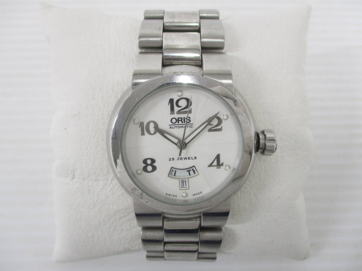 2202-04-001 ORIS オリス 7517-41 自動巻き メンズ腕時計 デイデイト バックスケルトン(オリス)｜売買された ...