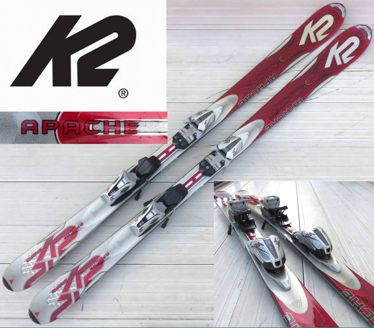 スキー K2 APACHE ALL MOUNTAIN 156cm MARKER ビンディング付(150cm～)｜売買されたオークション情報、yahooの商品情報をアーカイブ公開 ...