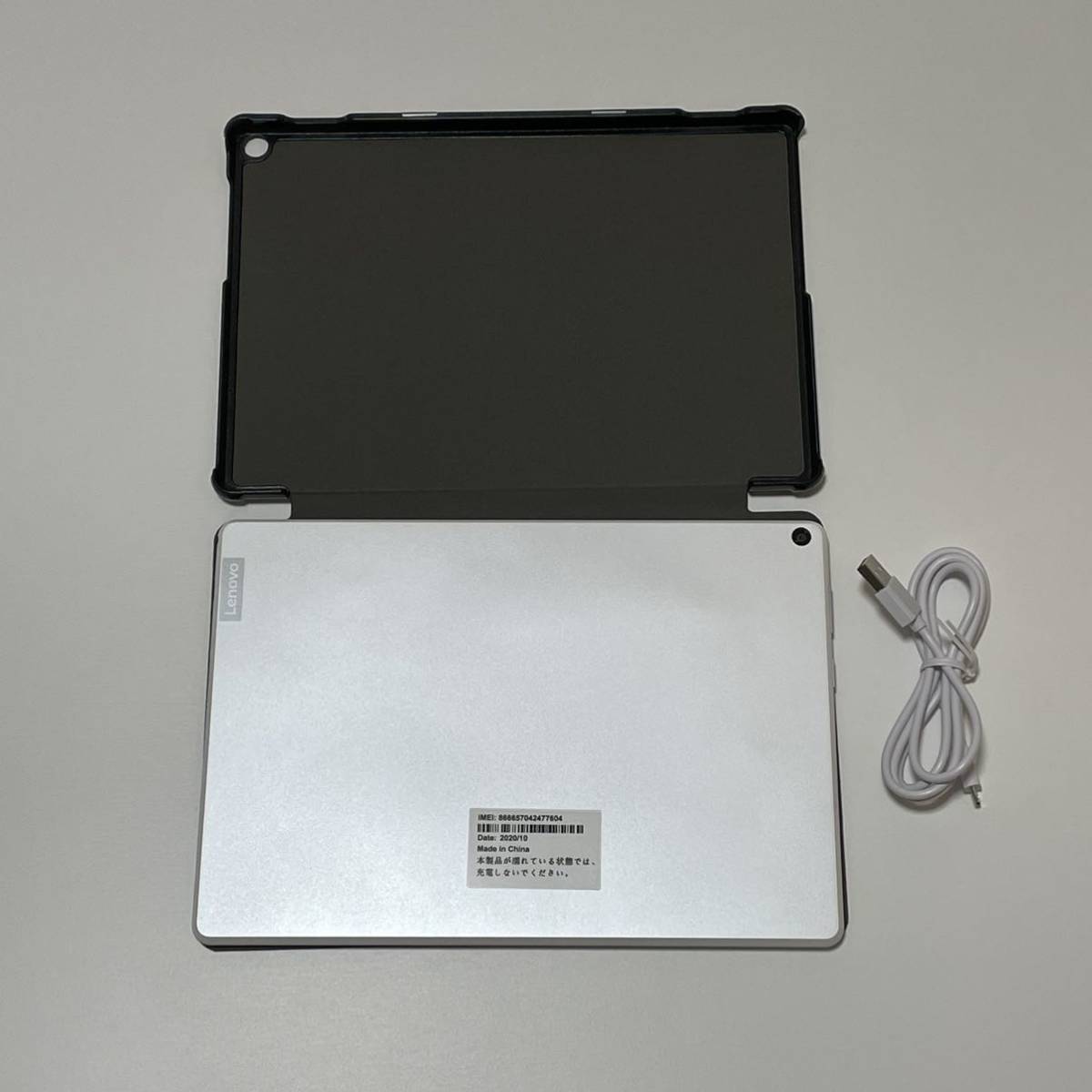 Lenovo Tablet 801LV TabB5 ホワイト 10インチ SoftBank 3G-32GB Android9 防水 初期化済み ...