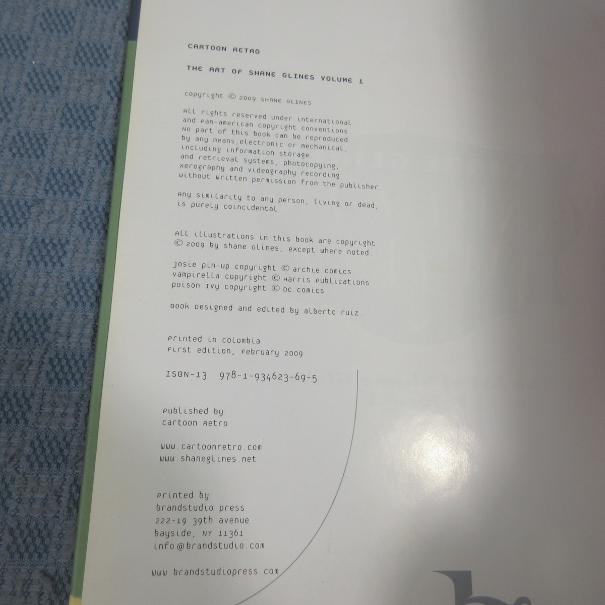 B374 洋書 / CARTOON RETRO / The Art of Shane Glines Volume.1 / イラスト集 アート ...