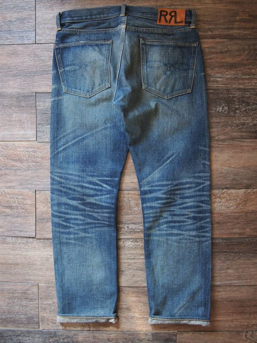RRLダブルアールエル ローストレートフィット 'SPRING CREEK 2' 5POCKETデニムパンツ w31 実寸w84cm(ボトムス ...