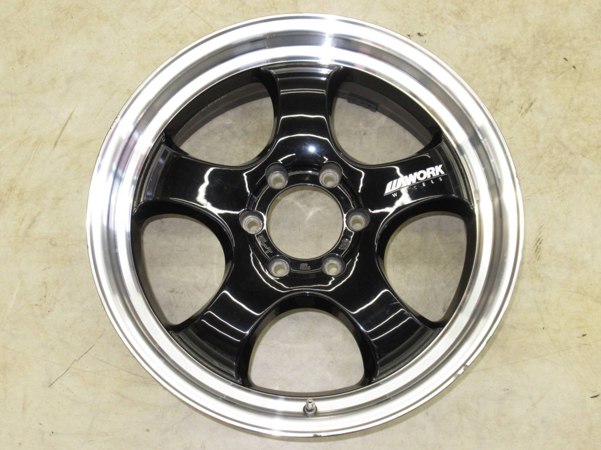 予備用や交換用に WORK XTRAP エクストラップ S1HC 8J-20 off+35 pcd139.7/6H ホイールのみ1本 オーバー ...