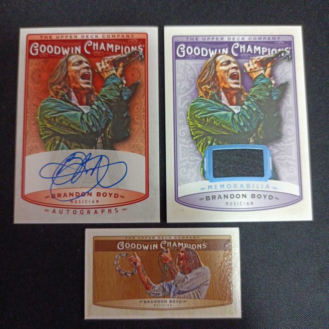 upperdeck goodwin champions 2019 brandon boyd ブランドンボイド INCUBUS Auto ...