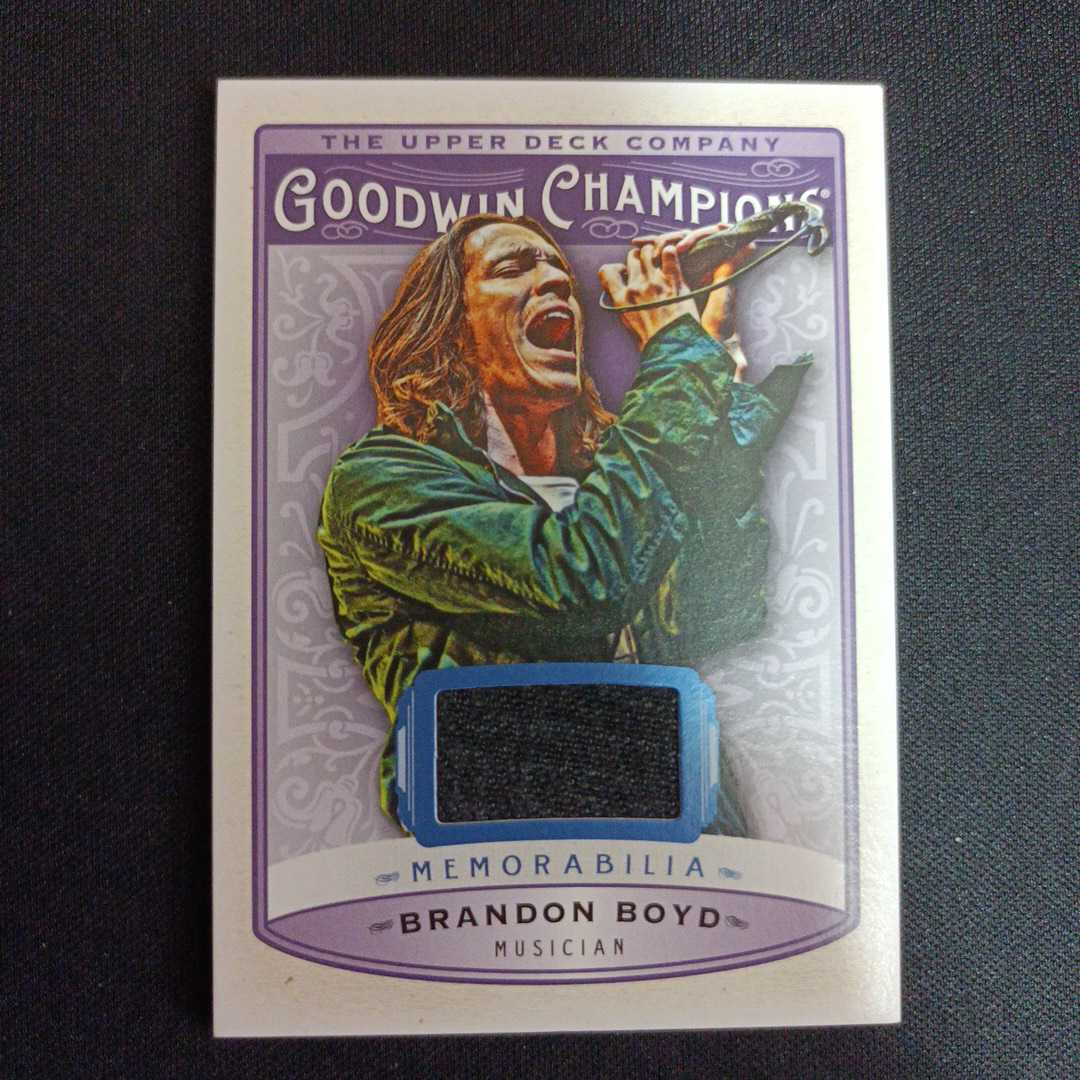 upperdeck goodwin champions 2019 brandon boyd ブランドンボイド INCUBUS Auto ...