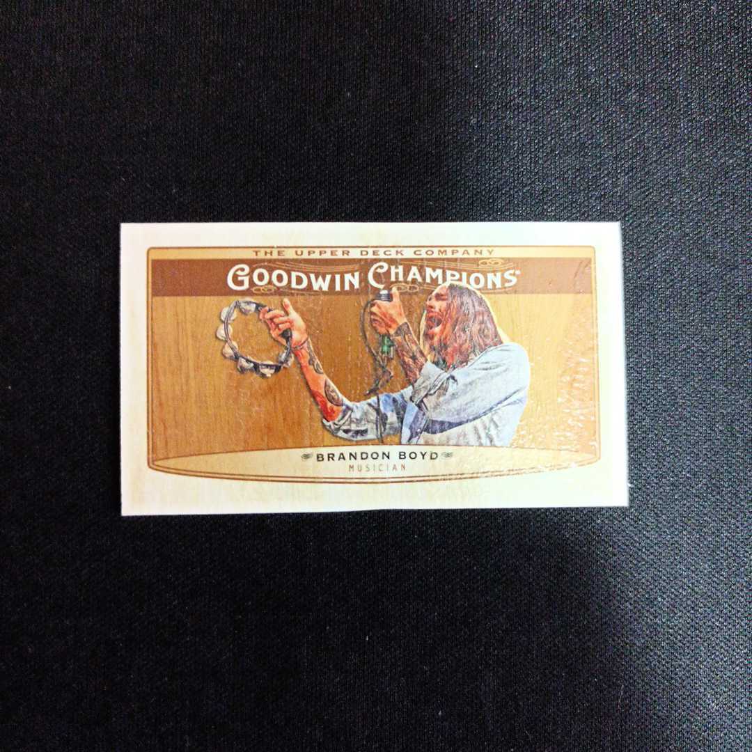 upperdeck goodwin champions 2019 brandon boyd ブランドンボイド INCUBUS Auto ...