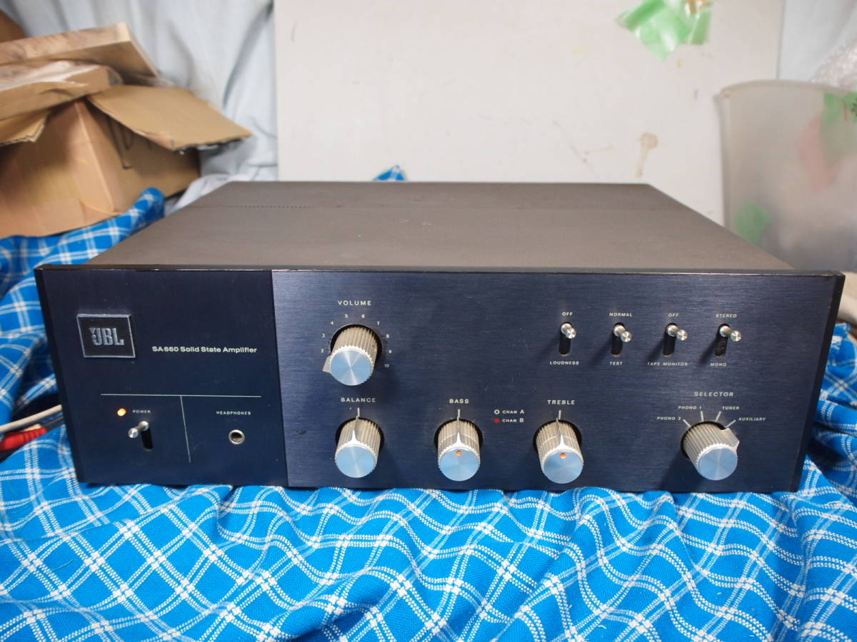 JBL SA660 訳あり 激安 プリメインアンプ 完動品 12ケ月保証(一般)｜売買されたオークション情報、yahooの商品情報をアーカイブ公開 - オークファン（aucfan.com）
