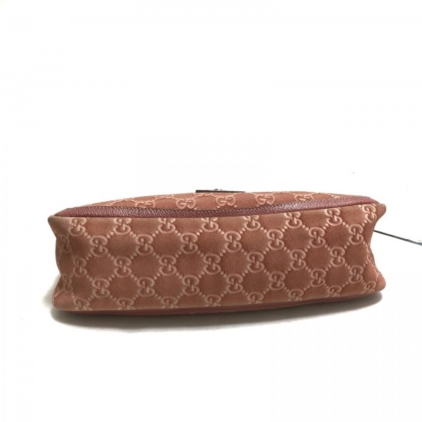 グッチ GUCCI ハンドバッグ 130939 GG柄/アビー ヌバック×レザー ピンク エンボス加工 バッグ(かばん、バッグ)｜売買されたオークション情報、yahooの商品情報をアーカイブ ...