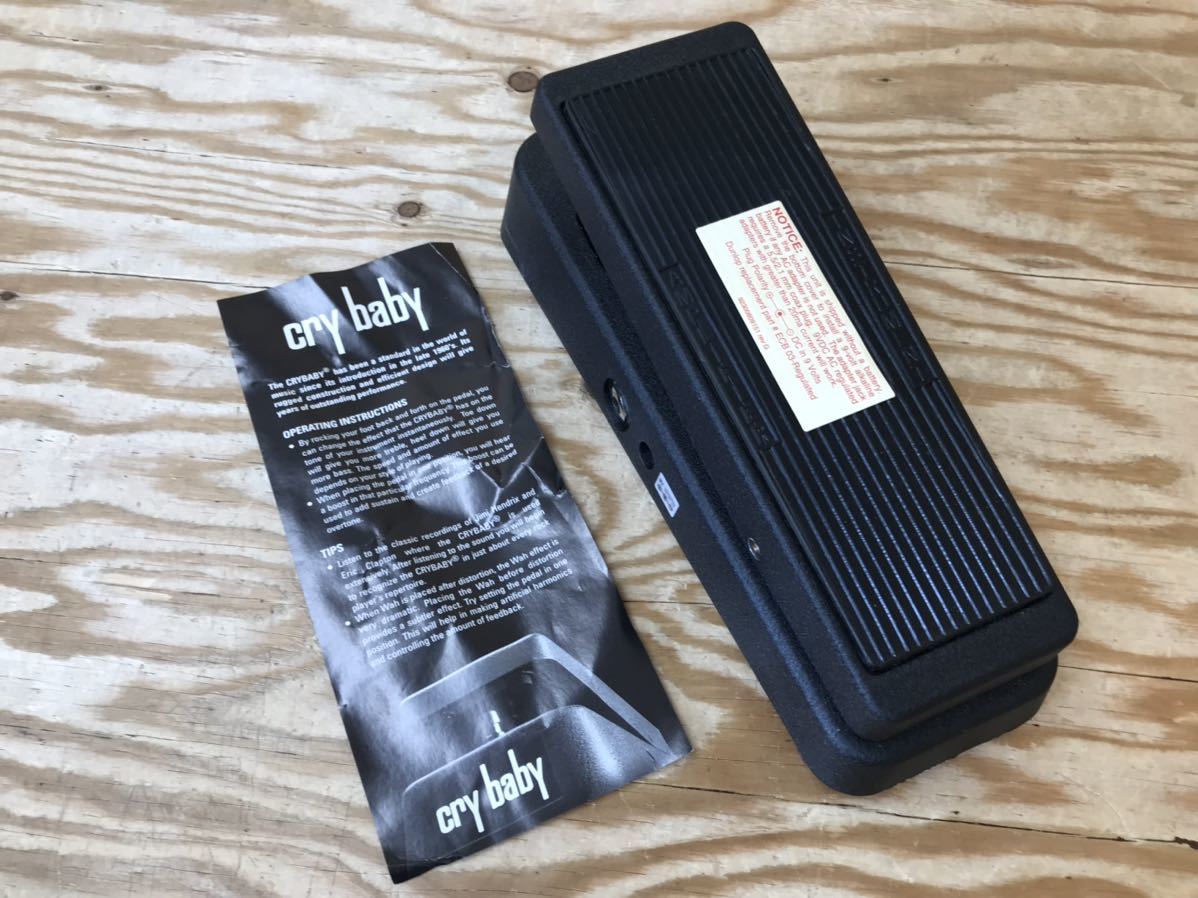 mC 60 Cry baby GCB-95 ワウペダル DUNLOP ダンロップ クライベイビー ジャンク品 動作未確認 傷や汚れ多め 現状品 ...