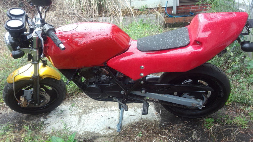NS50-F改 前後12インチ仕様 エンジン始動動画有り 検索：NSR50 NS-1(50cc以下)｜売買されたオークション情報、yahooの ...