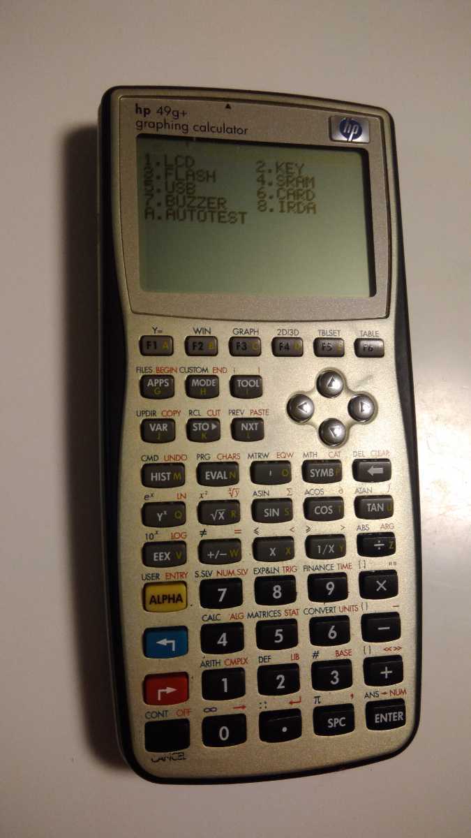 hp49g+ graphing calculatorヒューレット パッカード 関数電卓 RPN(電卓)｜売買されたオークション情報、yahoo ...
