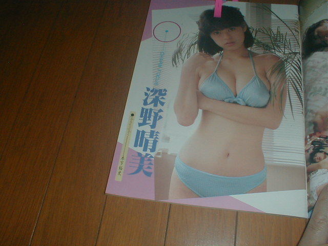 Eiga Guide 1985/10 巨乳/深野晴美/水着ピンナップ＆表紙3P 第3回にっかつ新人女優コンテスト 真堂ありさ 松田由美 井上あんり(アイドル、芸能人)｜売買されたオークション ...