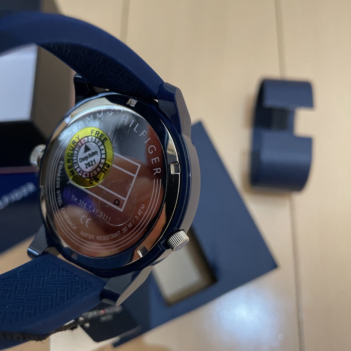 トミーヒルフィガー TOMMY HILFIGER 腕時計 ネイビー 1791325 デュアルタイム アナログ(男性用)｜売買されたオークション ...