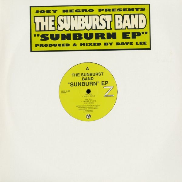 試聴 Joey Negro Presents The Sunburst Band - Sunburn EP 12inch Z Records ...