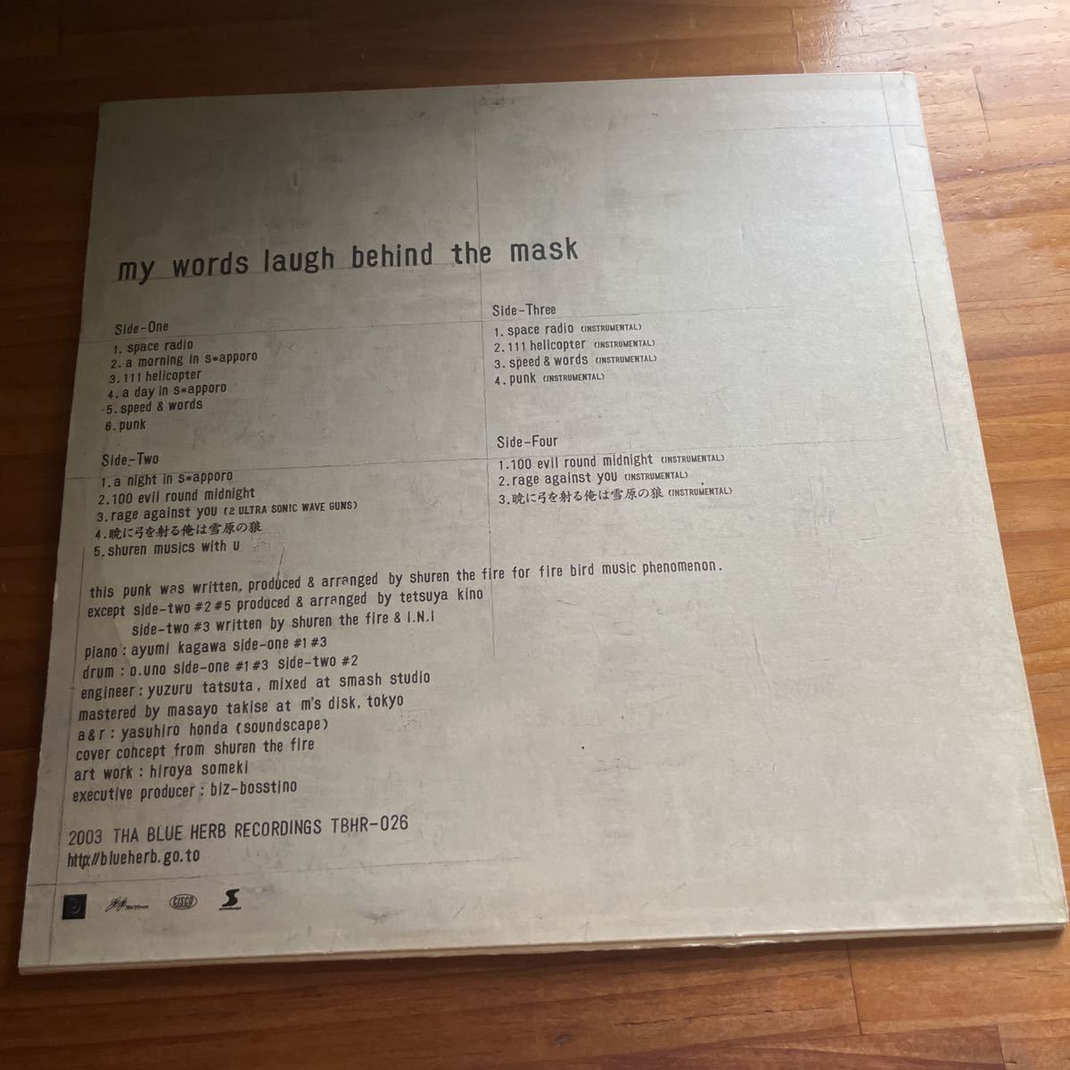 MY WORDS LAUGH BEHIND THE MASK SHUREN THE FIRE(ラップ、ヒップホップ)｜売買されたオークション ...