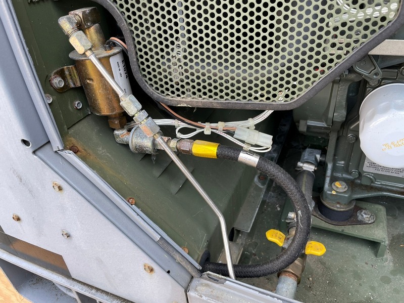 米軍放出品 FERMONT 発電機 10KW ジェネレーター ディーゼルエンジン MEP-813A IF10JM-W(その他)｜売買された ...