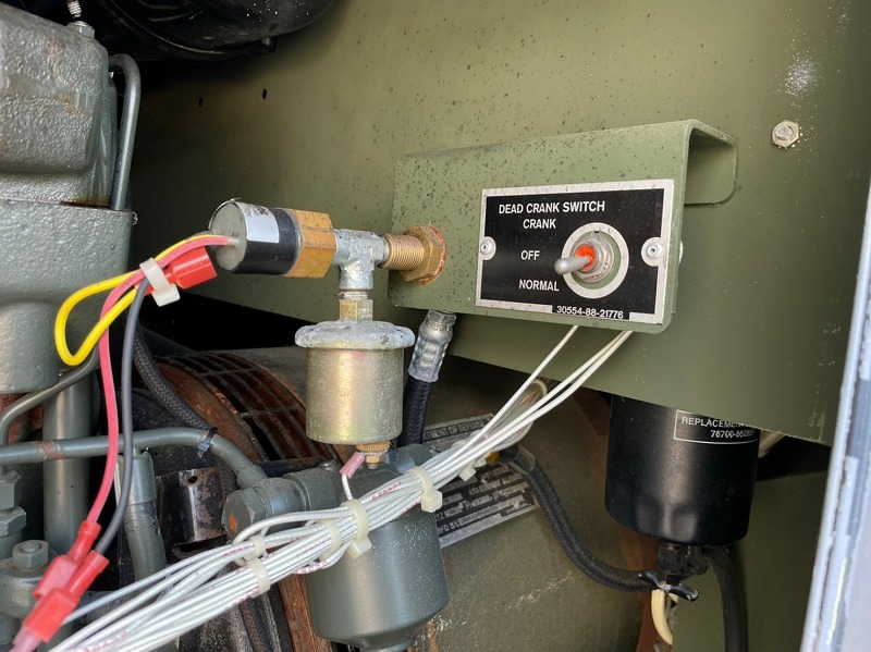米軍放出品 FERMONT 発電機 10KW ジェネレーター ディーゼルエンジン MEP-813A IF10JM-W(その他)｜売買された ...