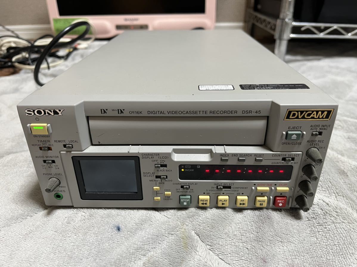SONY DSR-45 DVCAM DV MiniDV ミニDVレコーダー 業務用 プロ用 ジャンク(プロ用、業務用)｜売買されたオークション ...