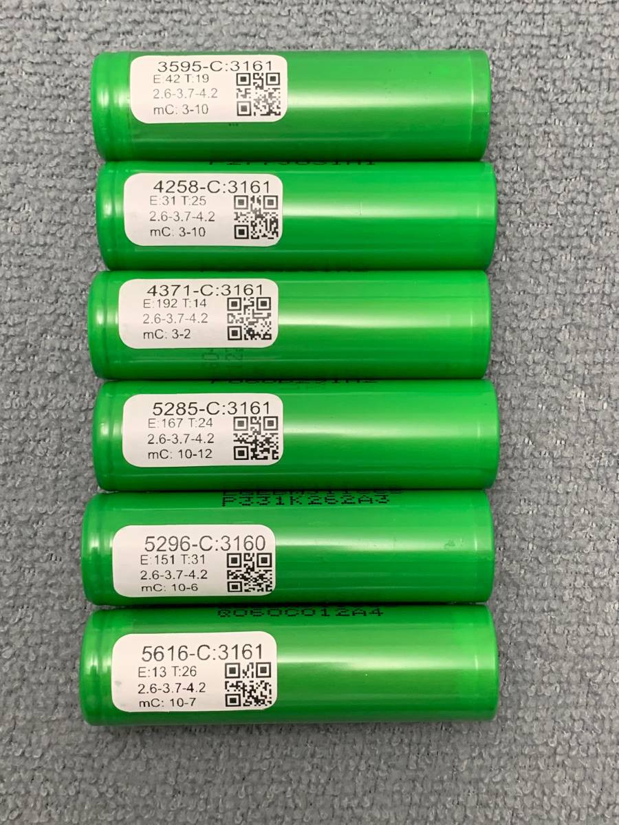 AquaPC DIYリサイクルセル大容量 LG製 INR18650型 リチウムイオン電池 3100mAh 6本(その他)｜売買された ...