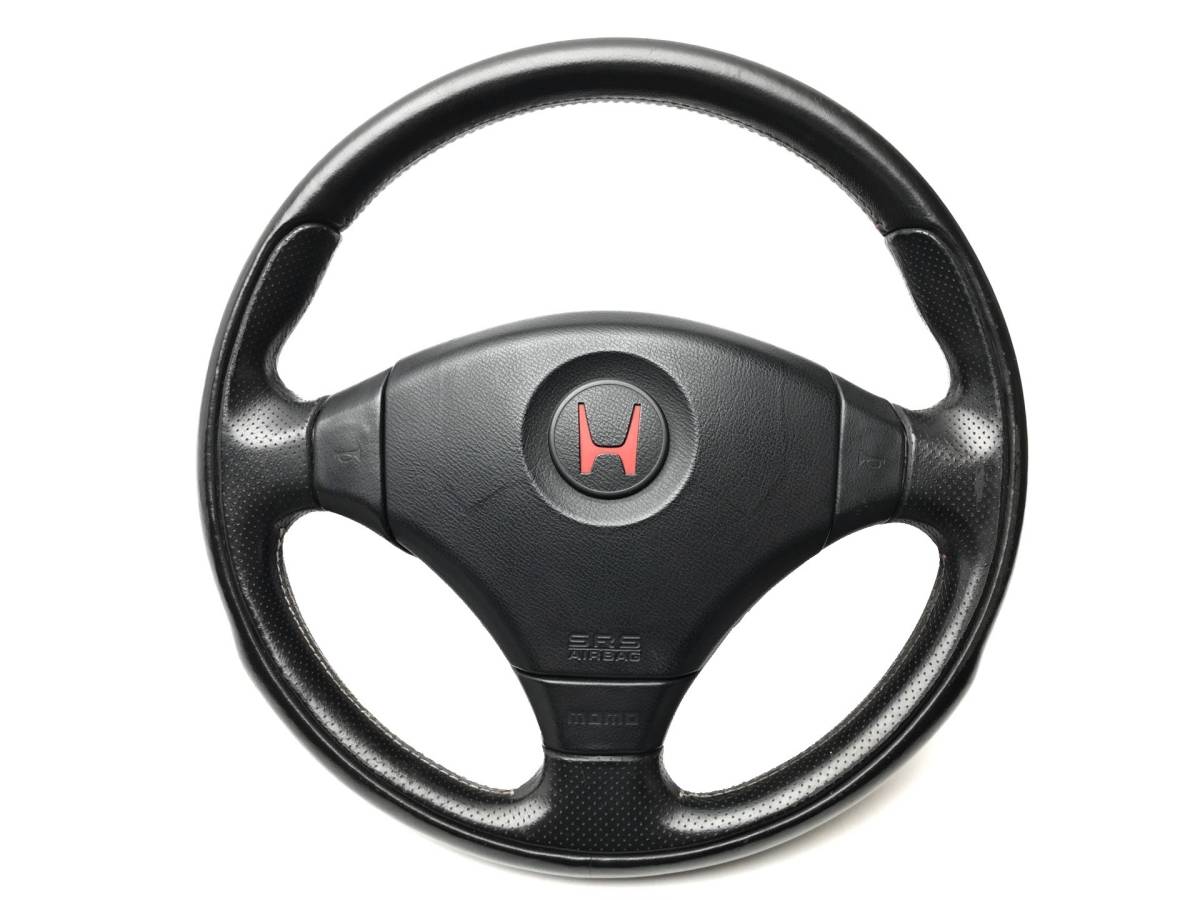 シビック タイプR EK9 純正 MOMO ステアリング ハンドル 赤ステッチ EG6 EK4 CL1 AP1 DC2 DC5 /即納(ステアリング、ハンドル本体)｜売買されたオークション情報 ...