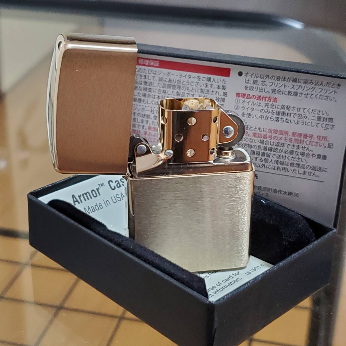 ＃46 YouTube動画有 Tuning Zippo チューニングZippo ジッポアーマー 鎧 Zippo Armor Case ジッポー ...