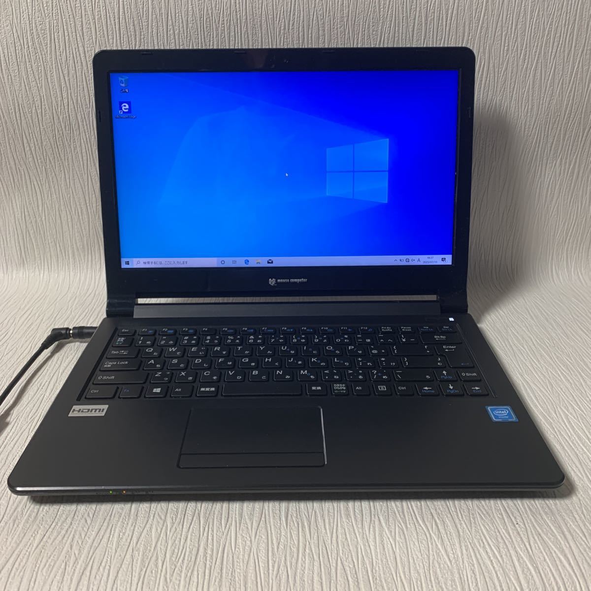 良品 mouse computer ノートパソコン / celeron 1.60Ghz / RAM 2GB / HDD 30GB / Windows10(マウスコンピューター)｜売買された ...