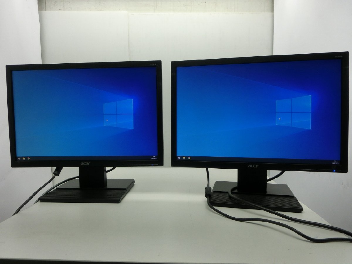 送料着払い 2台セット acer モニター LCD Monitor V196WL CK2108-0037(19インチ～)｜売買された ...
