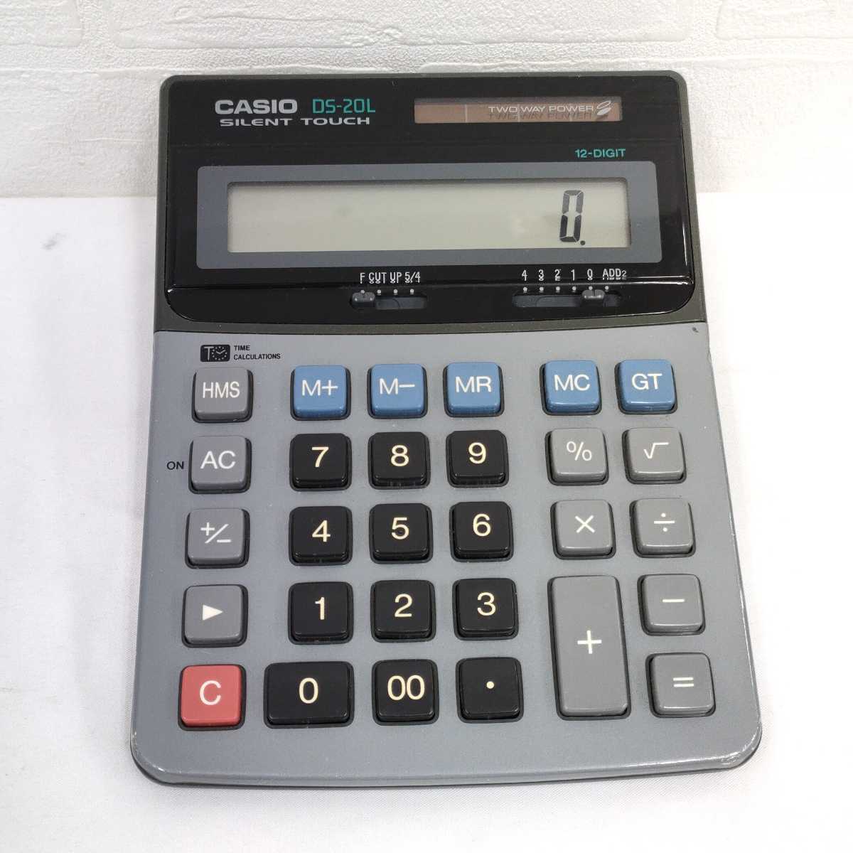 CASIO 電卓 カシオ電卓 DS-20L カシオ 計算機 レトロ SILENT TOUCH SC(カシオ)｜売買されたオークション情報、yahooの商品情報をアーカイブ公開 - オークファン ...