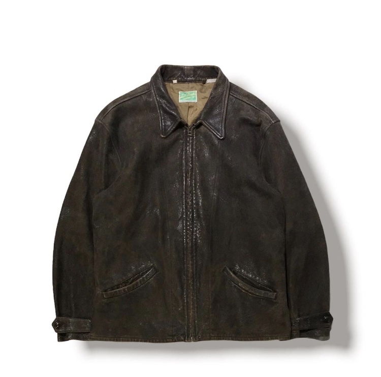 LEVI’S LVC 1930s Menlo Leather Jacket リーバイス シングルライダース XL BROWNE 店舗受取可 ...