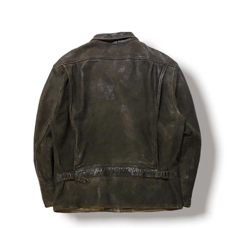 LEVI’S LVC 1930s Menlo Leather Jacket リーバイス シングルライダース XL BROWNE 店舗受取可 ...