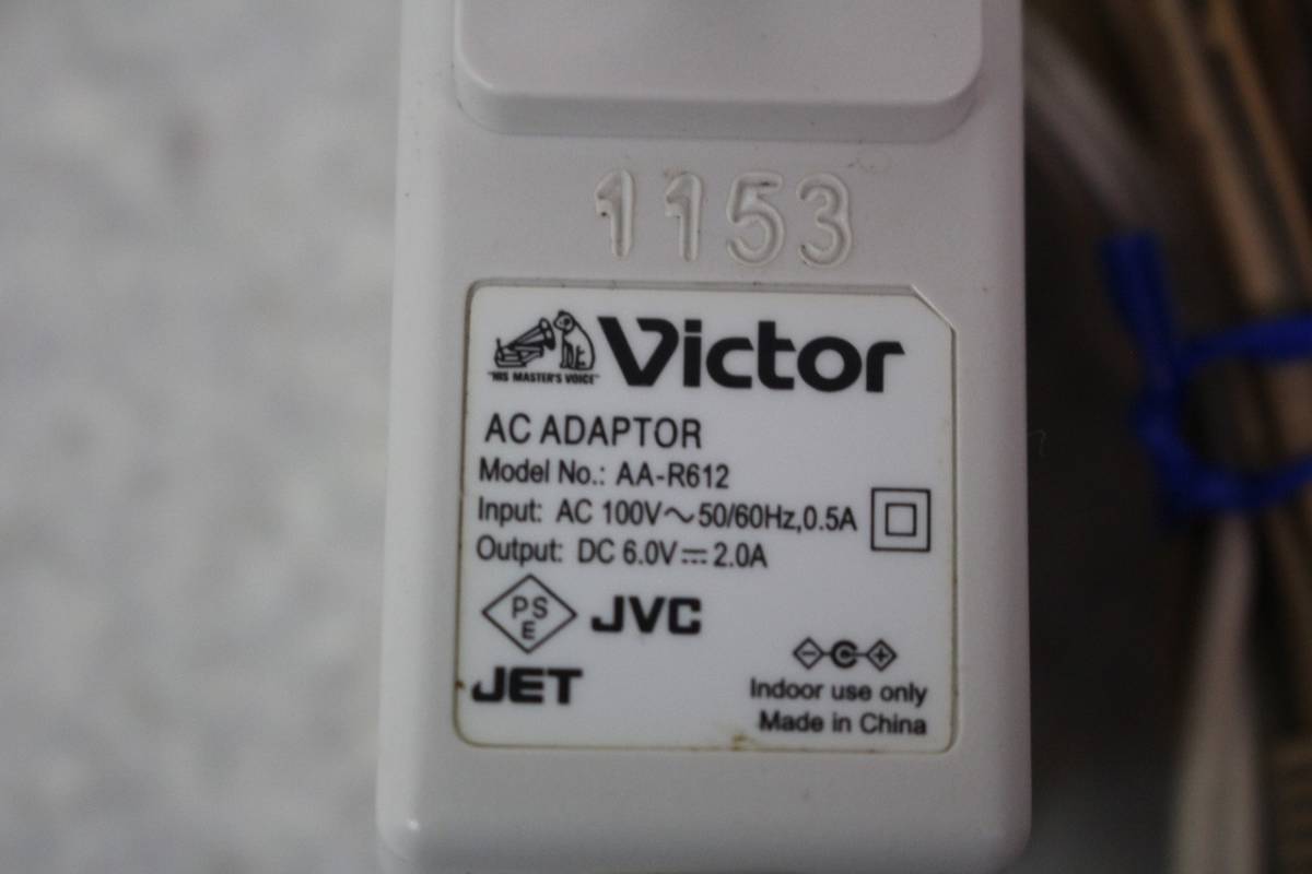 Victor ポータブルデジタルレコーダー用 ACアダプター RD-R1/R2用 AA-R612 み 管180(変圧器、アダプター)｜売買され ...