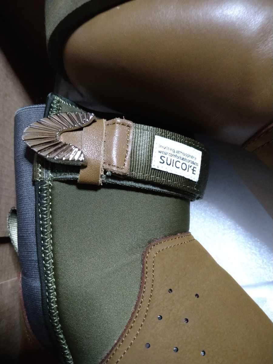 20aw TOGA × SUICOKE BEE SP 8 26 41 カーキ トーガ 別注 スイコック スリッポン ブーツ コラボ ...
