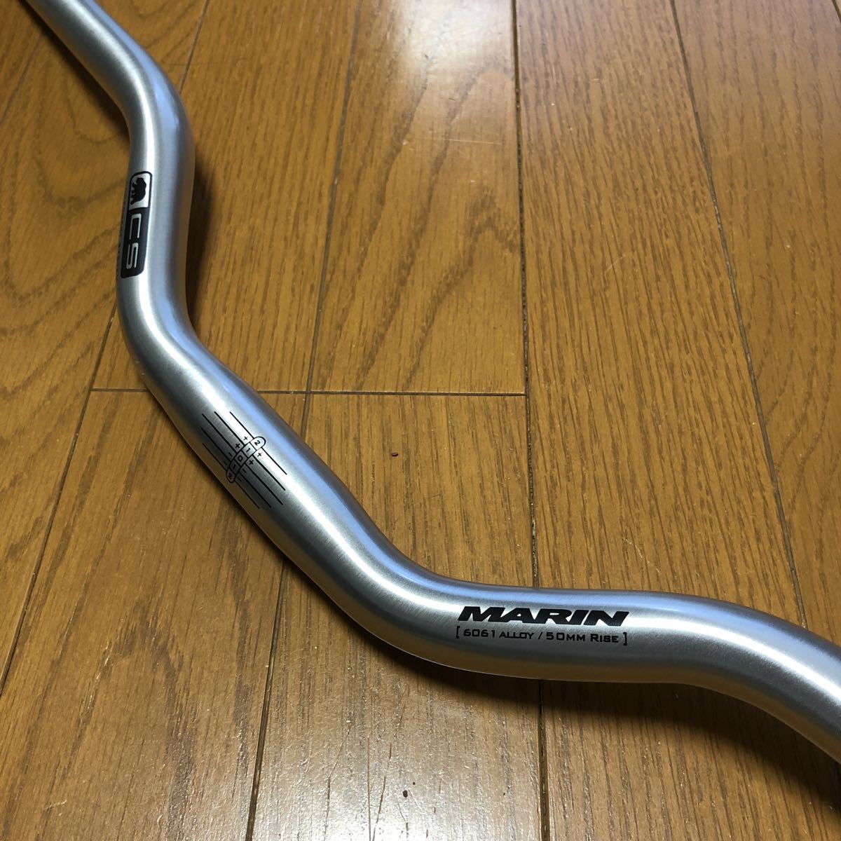 MARIN CS COMPONENT SYSTEM 6061アルミ50mmライザーバー W600mm φ25.4mm OLD MTBマウンテン ...