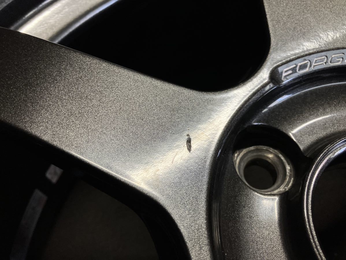 1本のみ TE37 SONIC R16 7J+35 4H PCD100 M14 ハブ65 16インチ アルミ ホイール 鍛造 FORGED ...