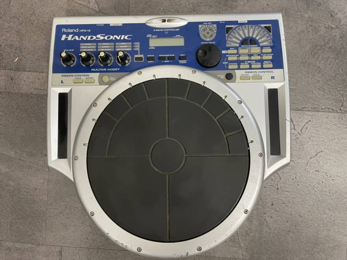 D08-038e// ジャンク品 Roland HandSonic HPD-15 パーカッション(電子ドラム)｜売買されたオークション情報 ...