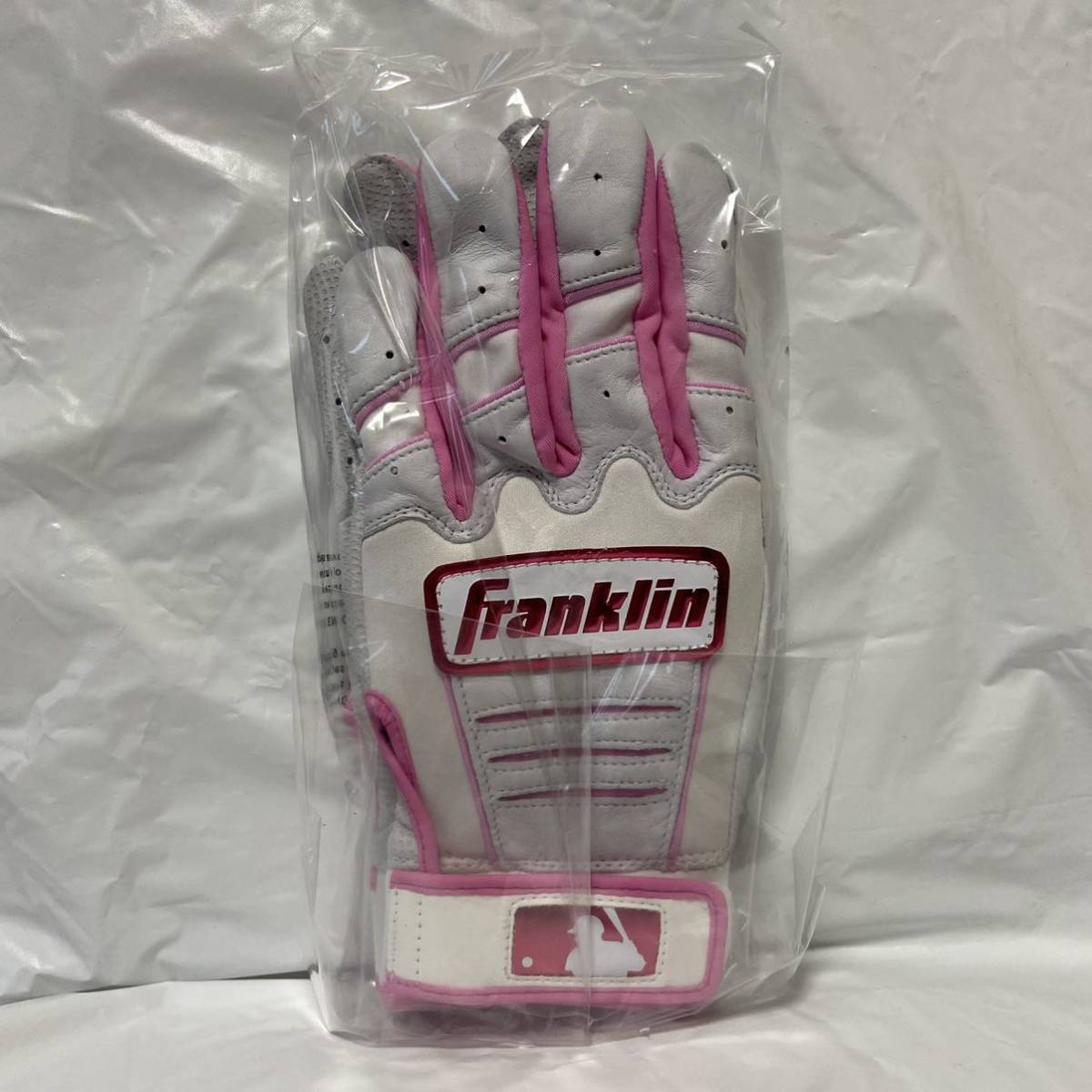 新品 Franklin Custom CFX PROバッティンググローブ Sサイズ ホワイト×ピンク フランクリン カスタム 野球 革手 バッ ...